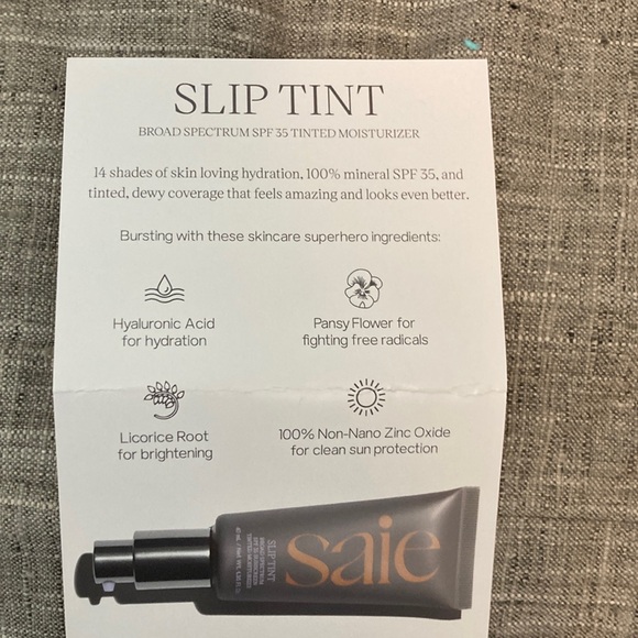 Saie | Skincare | Bundle Save Samples Saie Slip Tinted Moisturizer ...